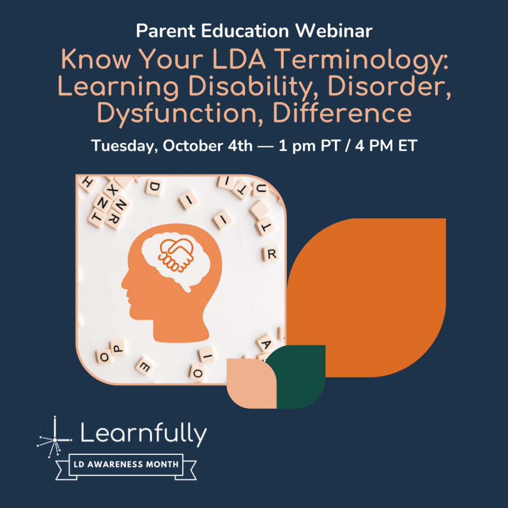 Know Your LDA Terminology: Learning Disability, Disorder, Dysfunction ...